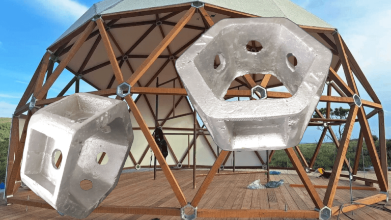 Domo Geodesico Executar sem Cortes em Ângulos! - Domo Geodésico Domolar